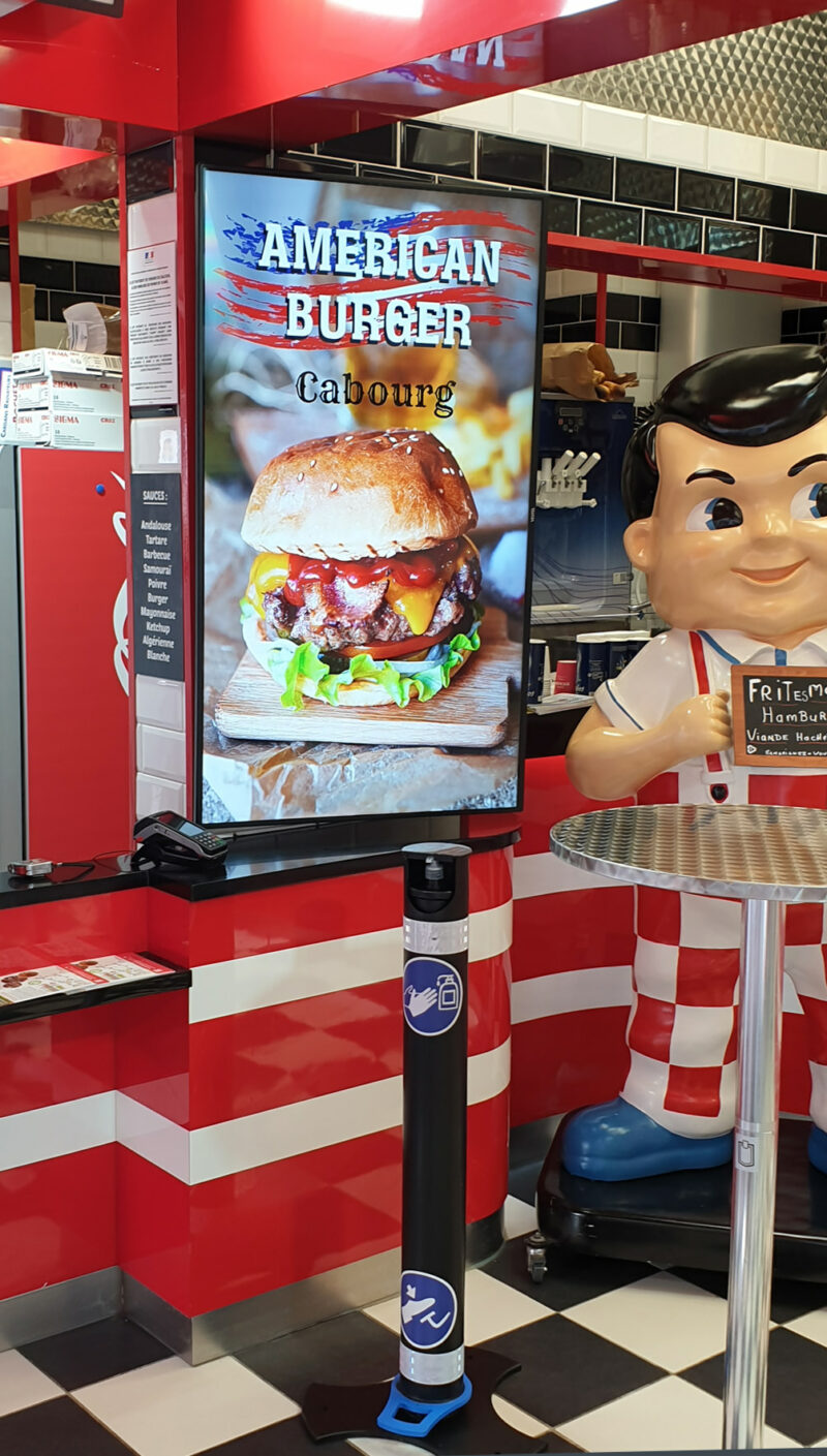 Écrans pour menu restaurant et menu Board | ComDigit | écrans restaurations